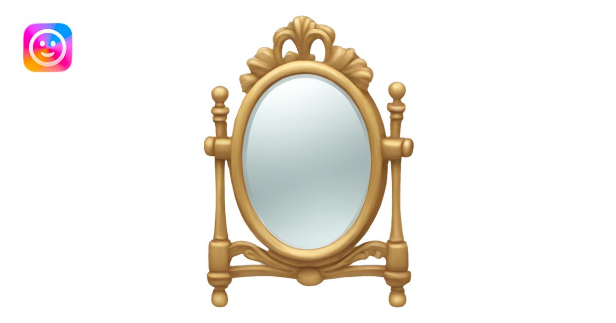 Vanity mirror emoji | AI Emoji Generator