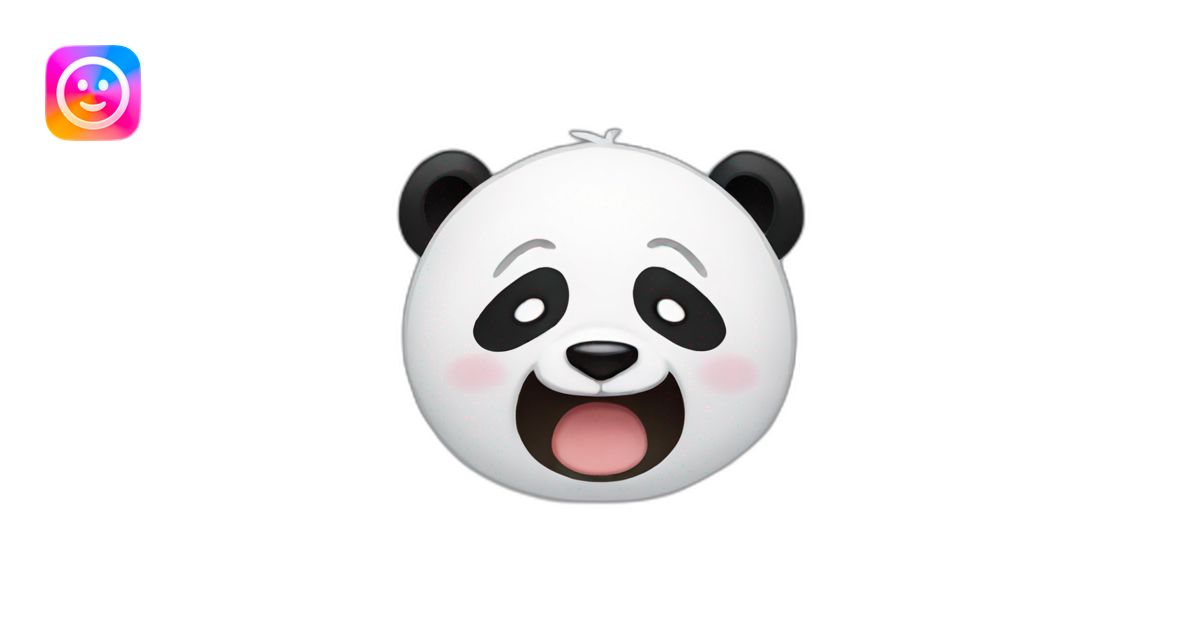 Panda crying 😭 emoji | AI Emoji Generator