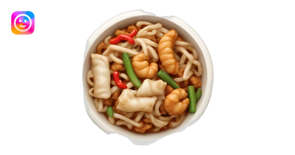 Chinese food emoji | AI Emoji Generator