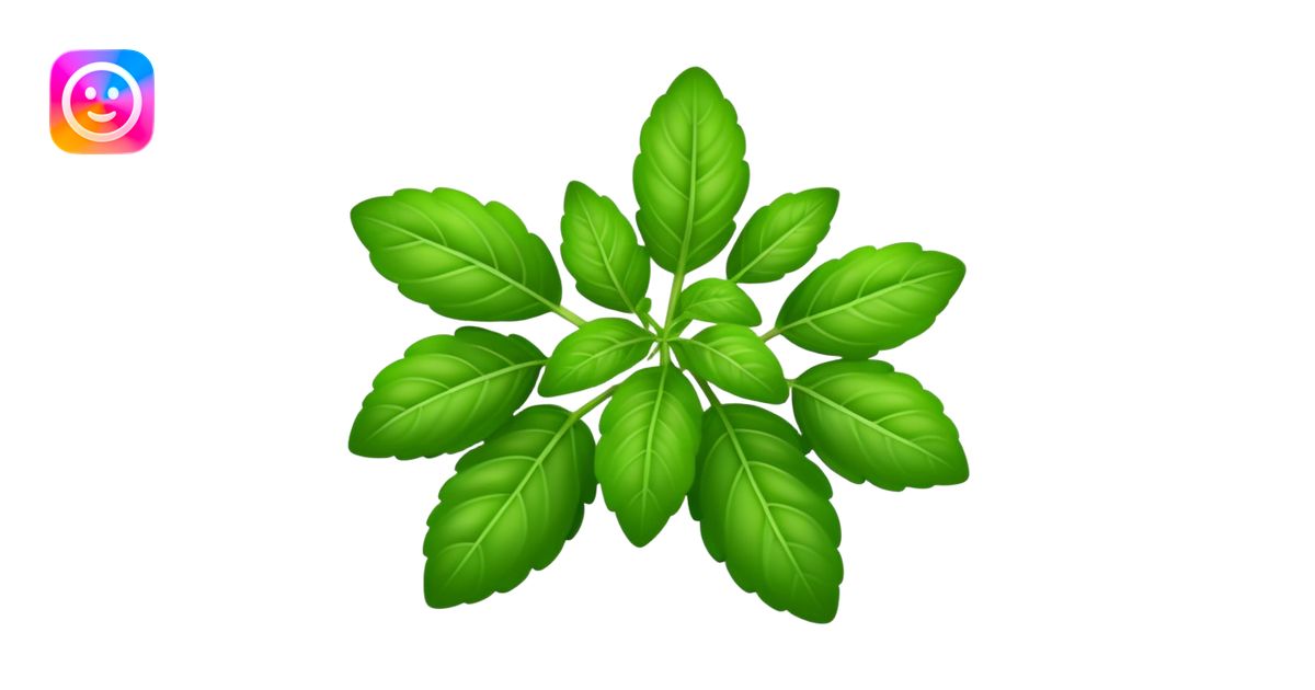 Cinematic Realistic Oregano Emoji, Bold and aromatic, with dark green ...