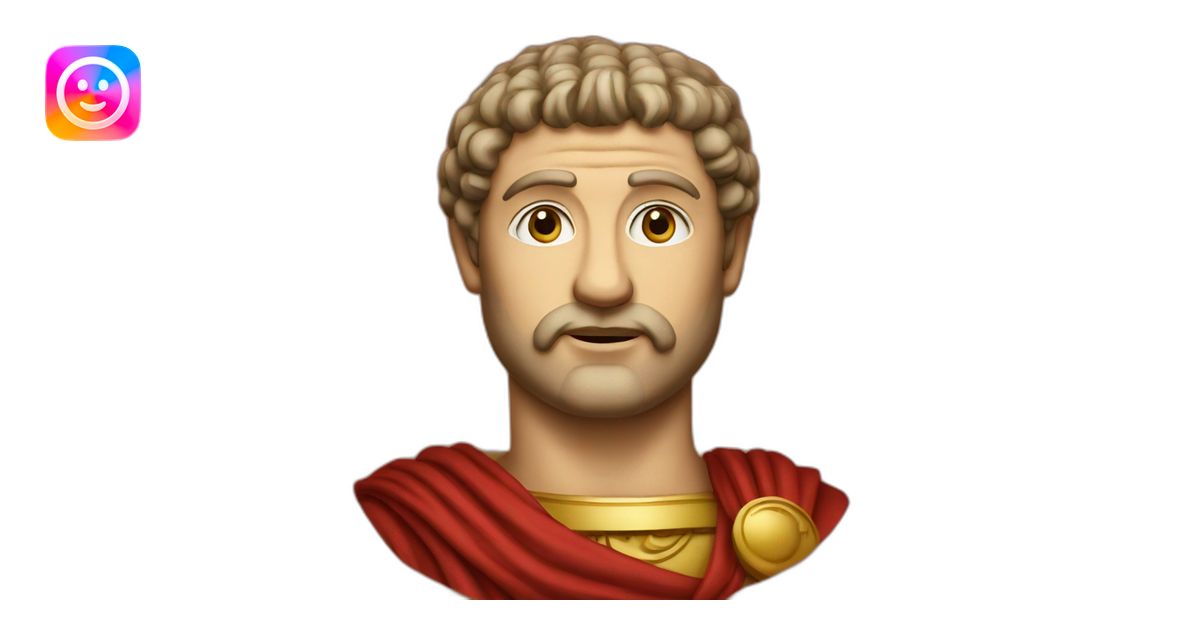 roman emperor in red clothing emoji | AI Emoji Generator