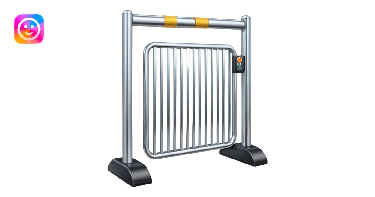 Metal detector gate emoji | AI Emoji Generator