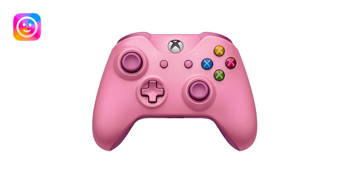 Xbox pink controller emoji | AI Emoji Generator