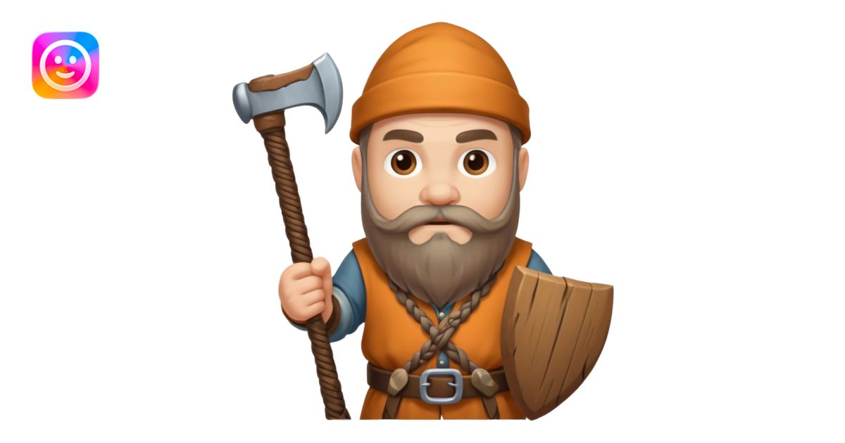 Dwarf emoji | AI Emoji Generator