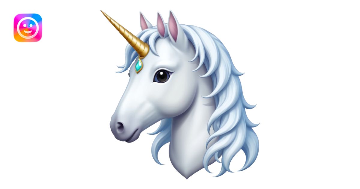 unicorn mythical animal. emoji | AI Emoji Generator