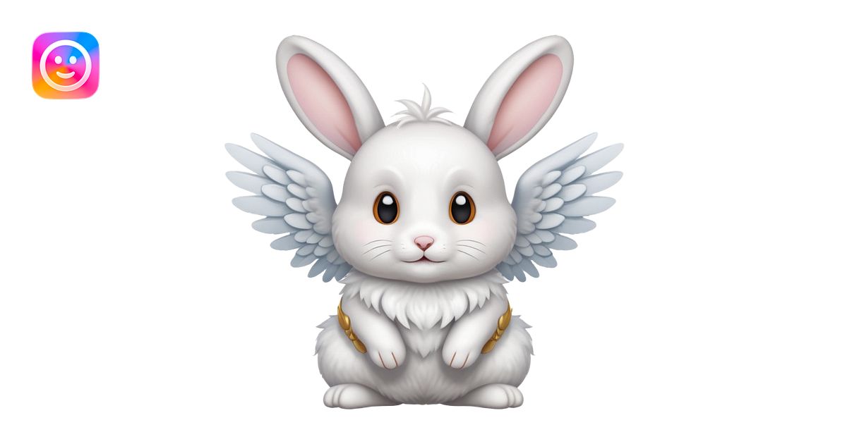 a rabbit with wings emoji | AI Emoji Generator