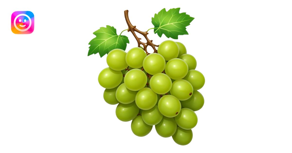 Grape emoji | AI Emoji Generator
