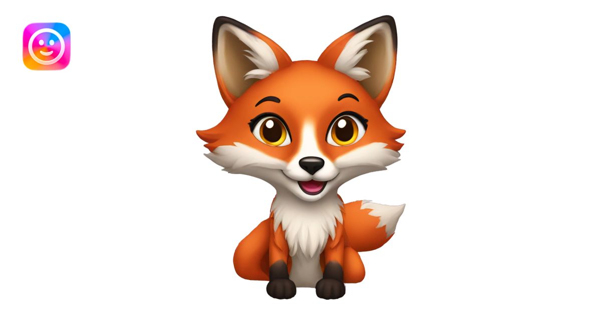 fox in drag emoji | AI Emoji Generator
