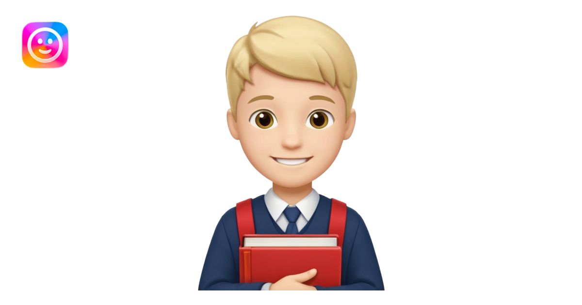 Школьник времен СССР emoji | AI Emoji Generator