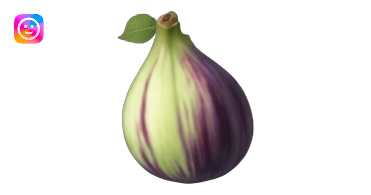 fig the fruit emoji | AI Emoji Generator