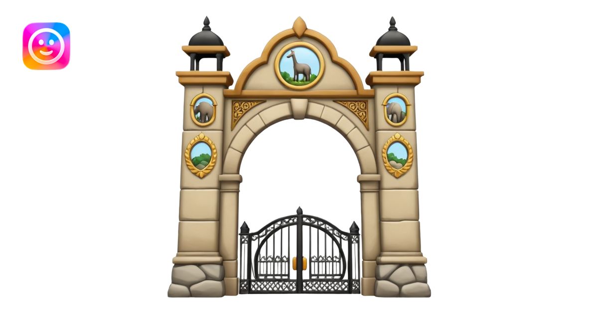 Zoo entrance. emoji | AI Emoji Generator
