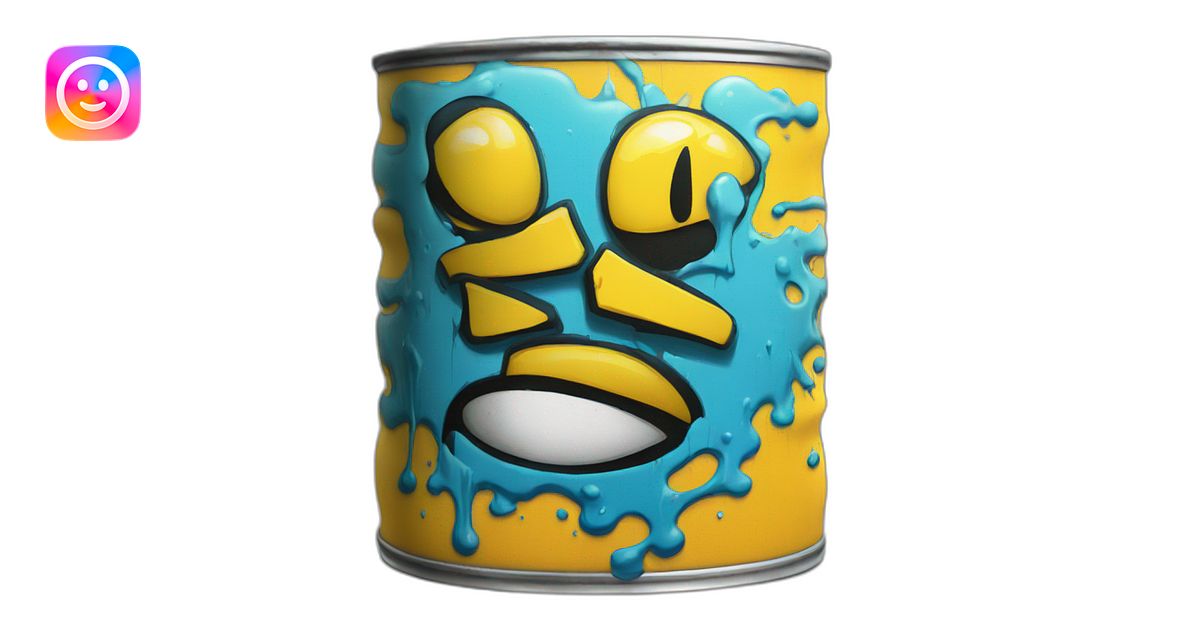 Graffiti cans 92 emoji | AI Emoji Generator