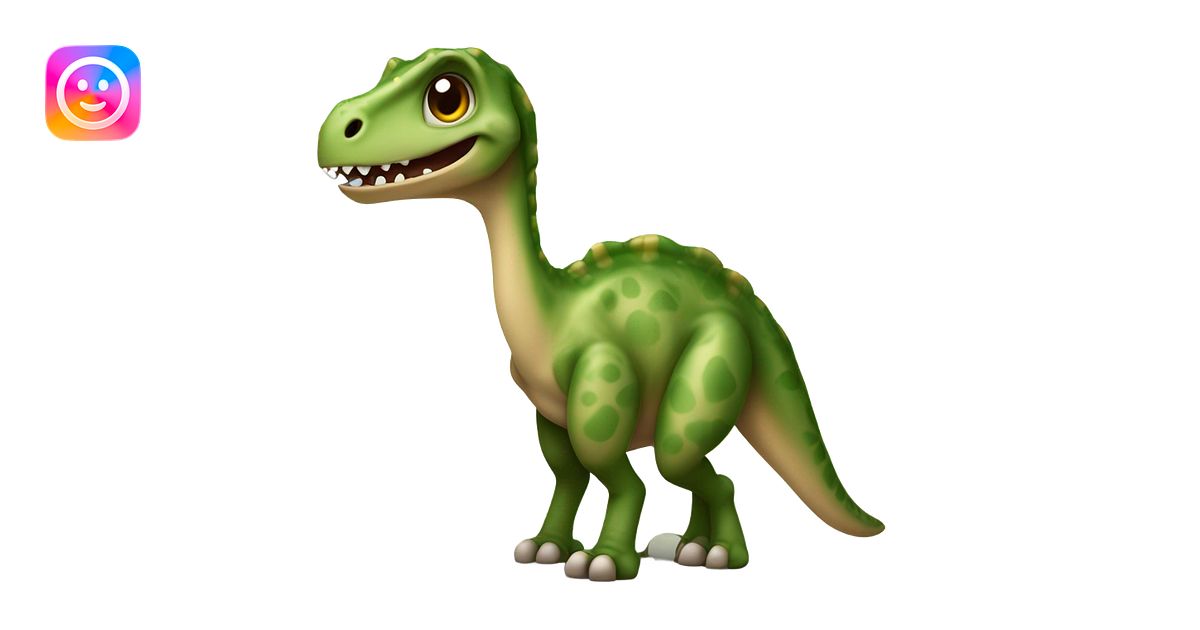 Extremely Shy dinosaur emoji | AI Emoji Generator