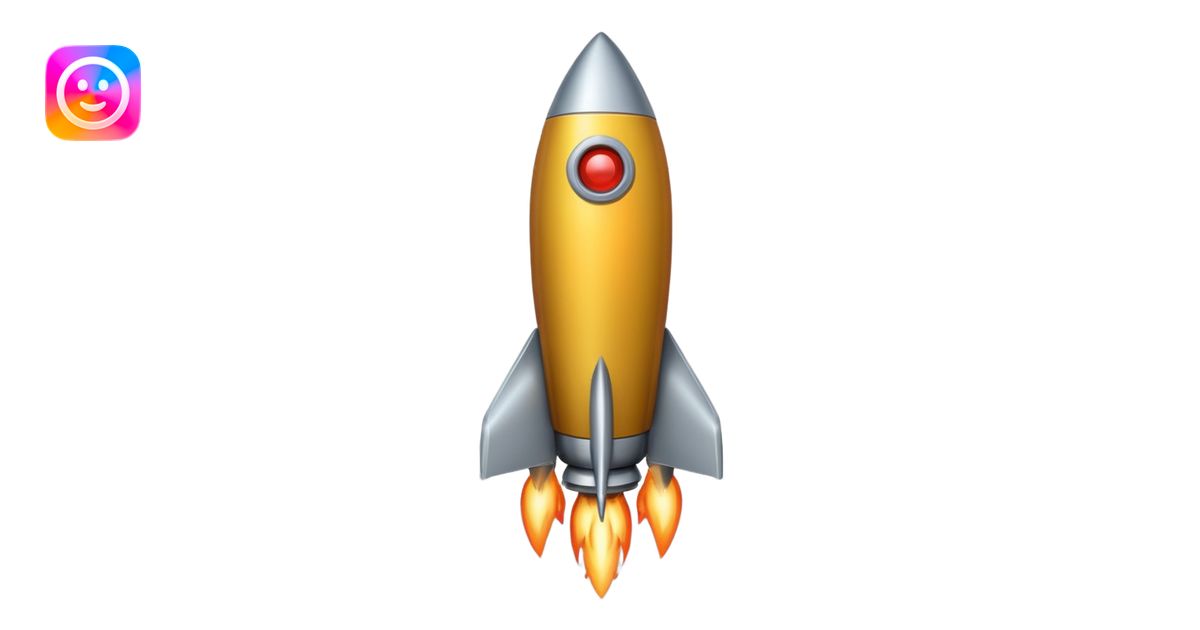 Rocket emoji | AI Emoji Generator