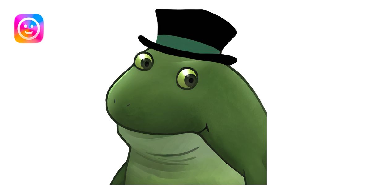 Shark with a top hat meme | AI Emoji Generator