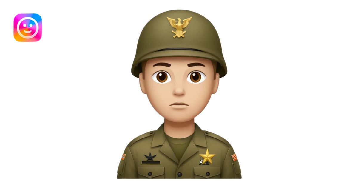 us army soldier emoji | AI Emoji Generator