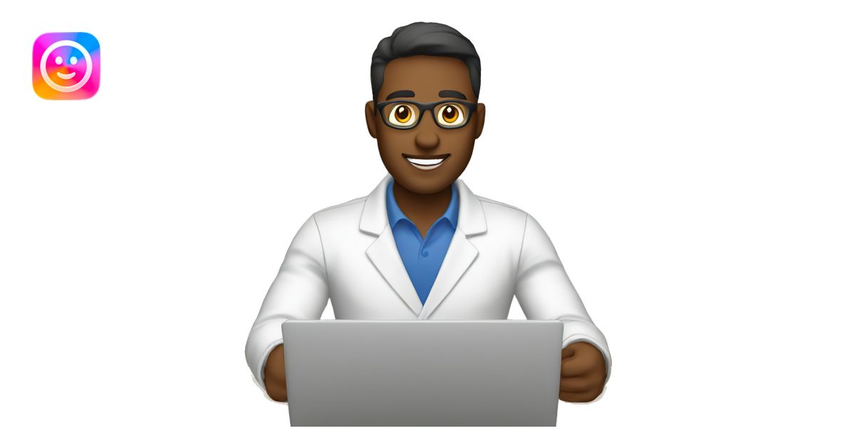 Business Owner Selling for a Laptop emoji | AI Emoji Generator