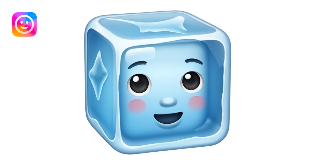 ICE CUBE emoji | AI Emoji Generator