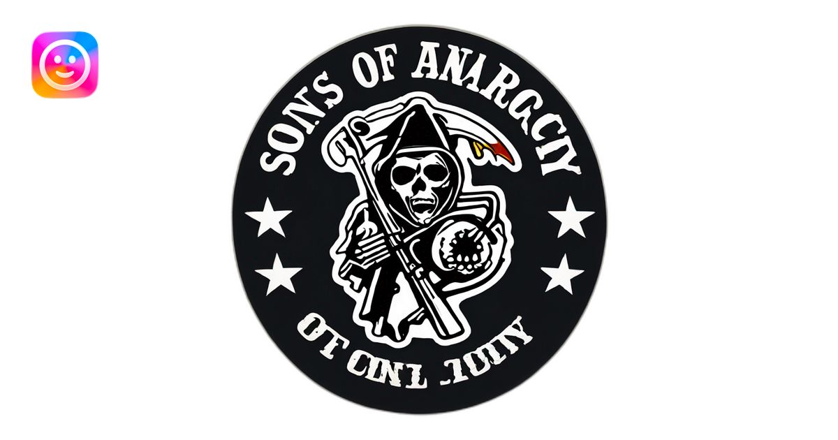 Sons of anarchy logo emoji | AI Emoji Generator