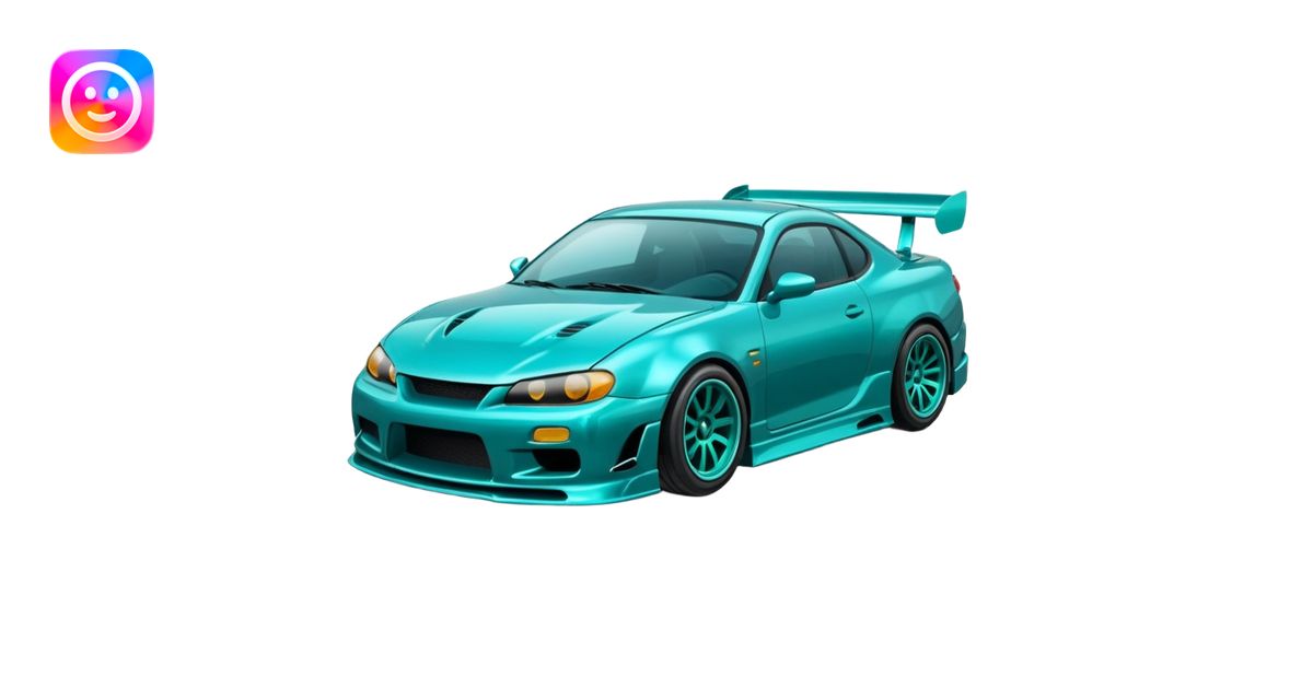 Drift car car parking emoji | AI Emoji Generator