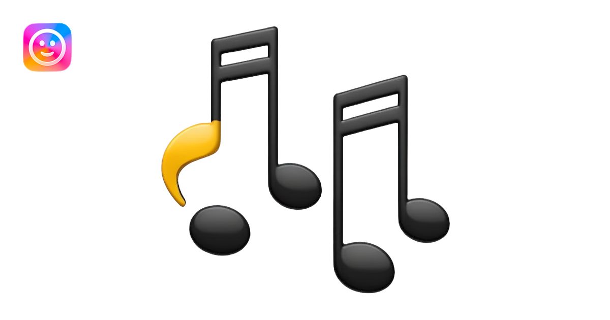 musical notes emoji | AI Emoji Generator