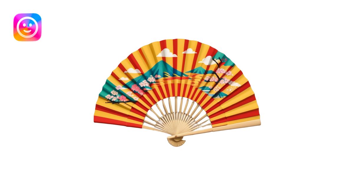 Japanese Fan emoji | AI Emoji Generator