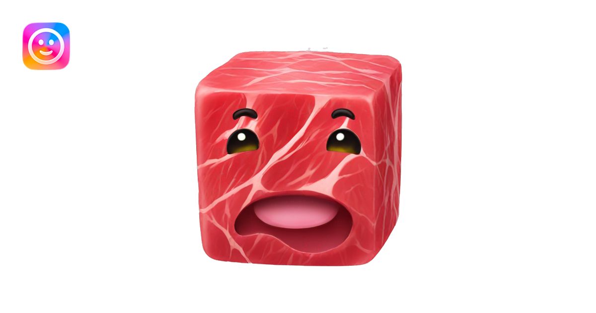 beef cubes emoji | AI Emoji Generator
