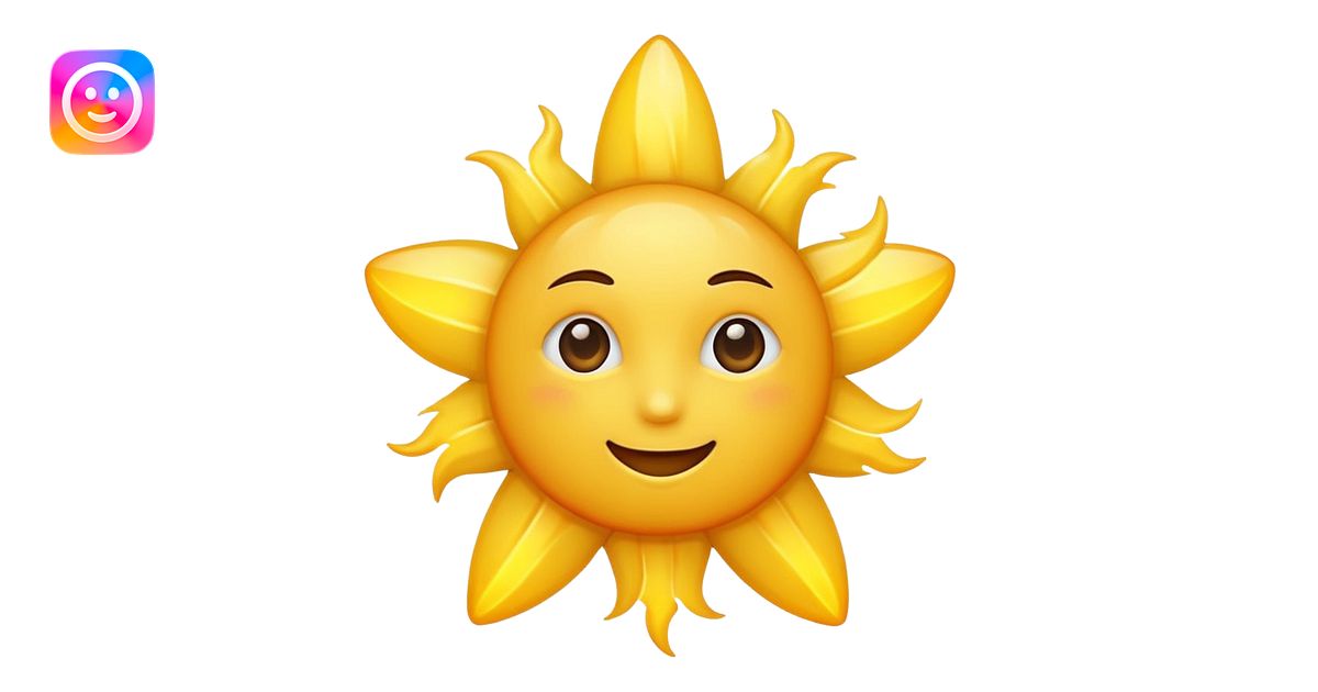 star SUN emoji | AI Emoji Generator