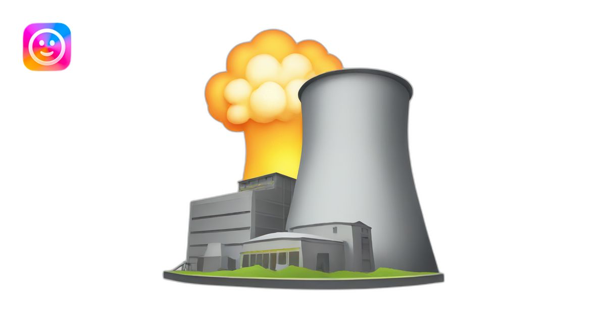Nuclear plant emoji | AI Emoji Generator