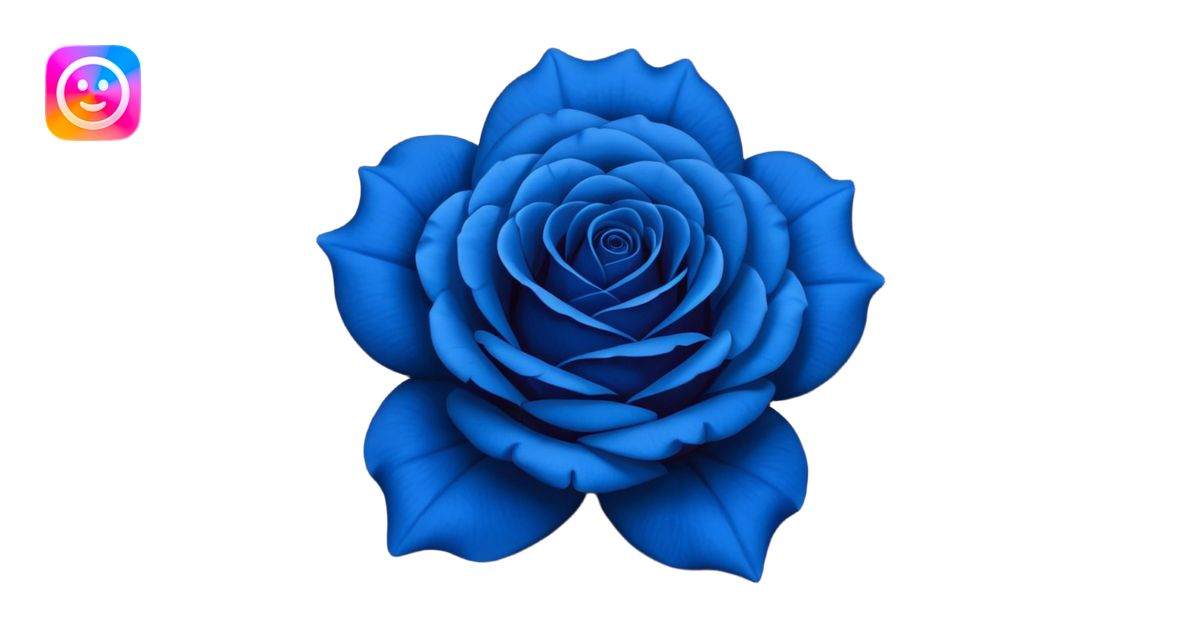 rose shape flower, no stem, now make it a vibrant and bold and darker ...