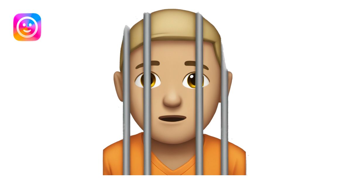 Make an emoji of me crying behind bars in jail emoji | AI Emoji Generator