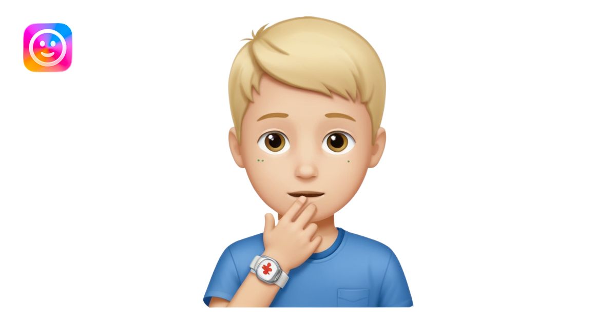 Boy allergic to soy emoji | AI Emoji Generator