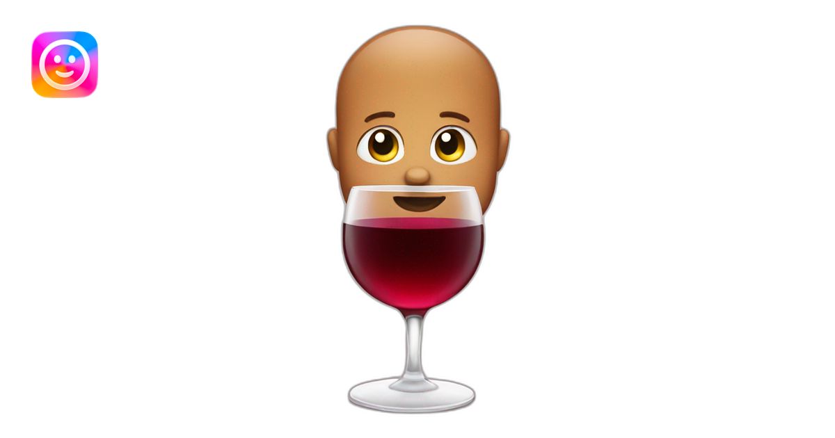 peepo drinking wine emoji | AI Emoji Generator