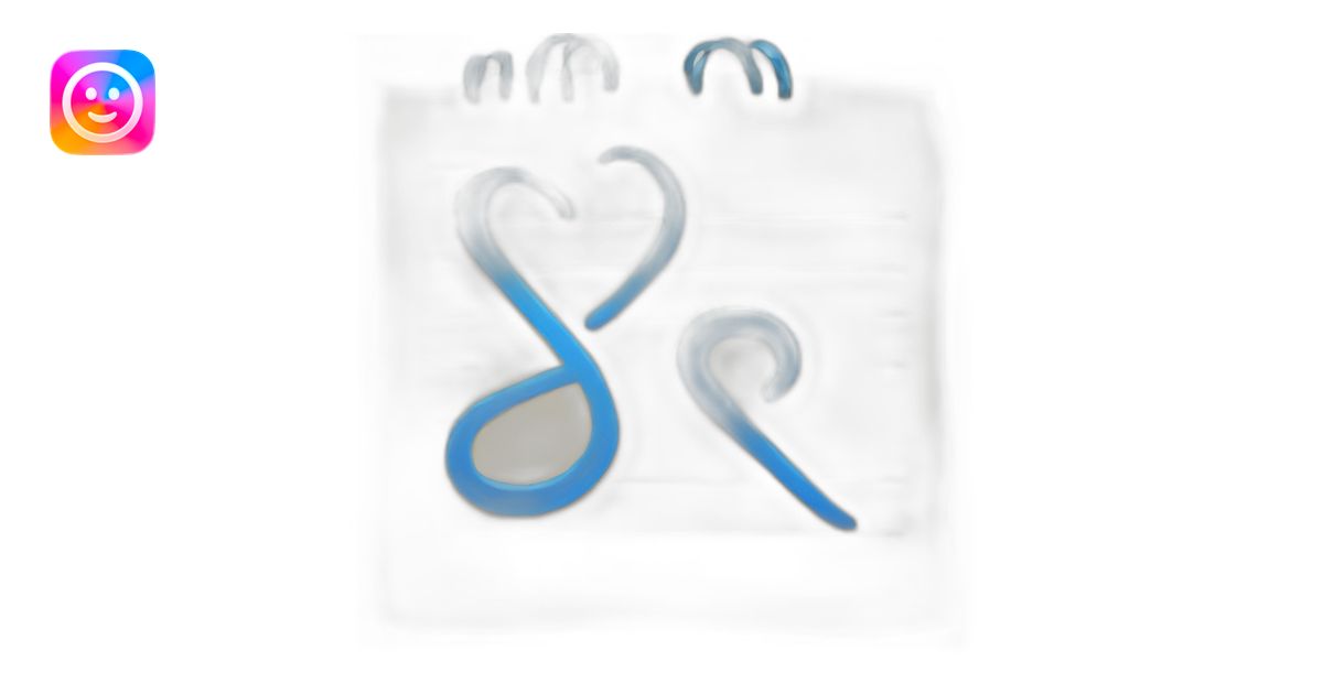 todo list with blue infinite symbol emoji | AI Emoji Generator