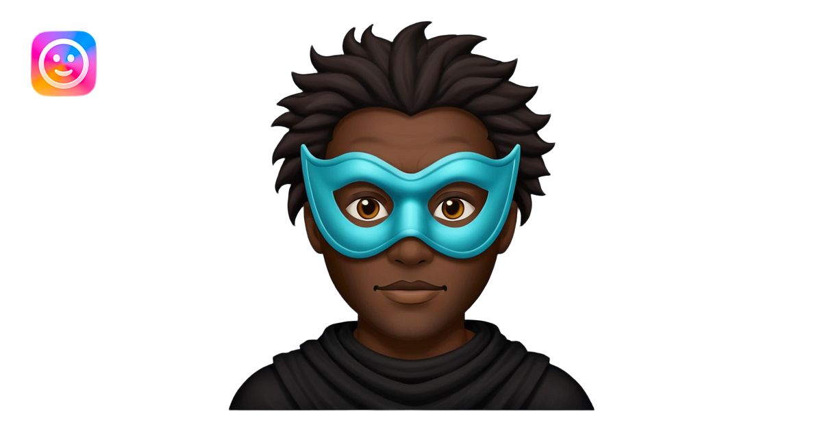 Shiesty mask black man emoji | AI Emoji Generator