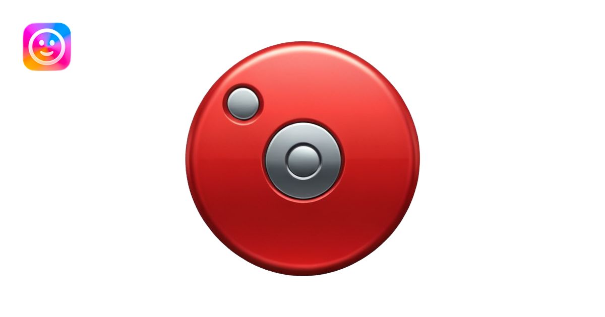 Bomb button emoji | AI Emoji Generator