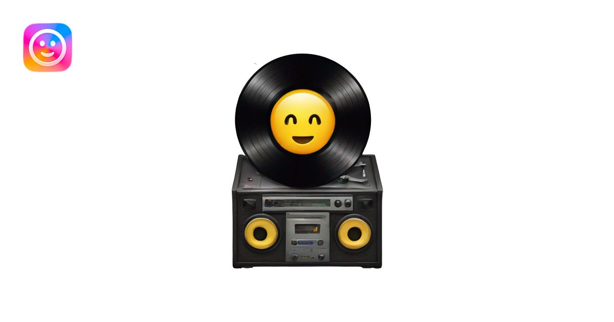 Vinyl records emoji | AI Emoji Generator