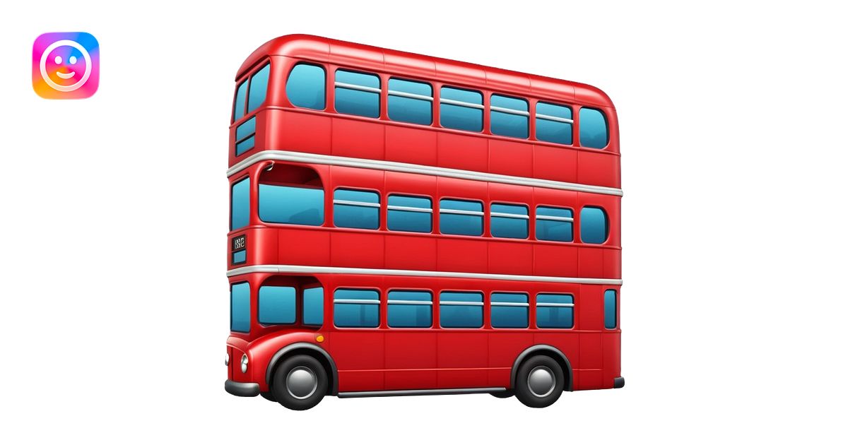 Red bus emoji | AI Emoji Generator