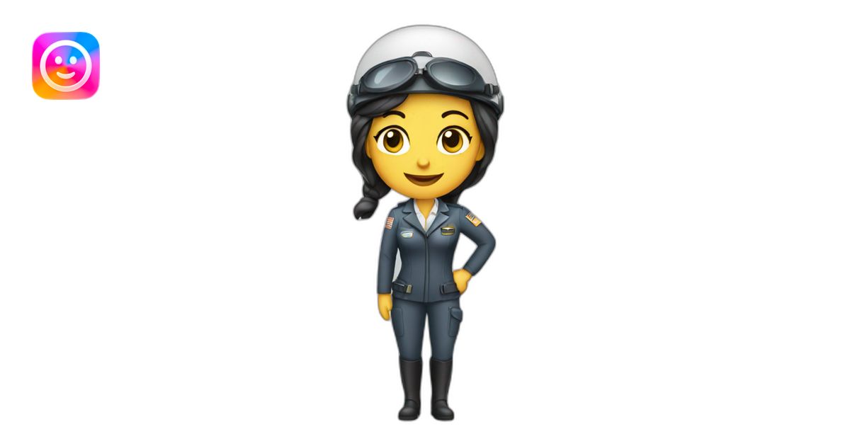 aviation woman emoji | AI Emoji Generator