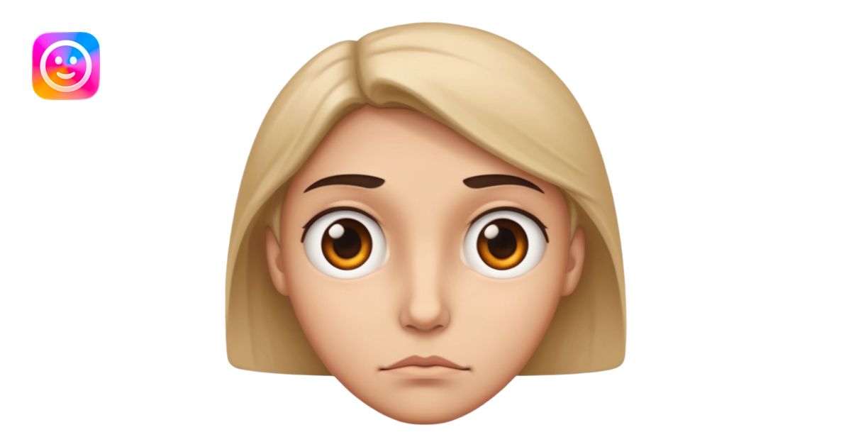 hard stare normal emoji] emoji | AI Emoji Generator