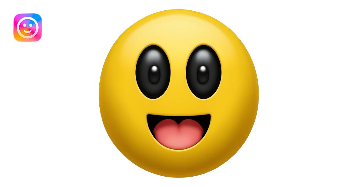 Pac-Man which just has two black dots as the eyes and a wide open mouth ...