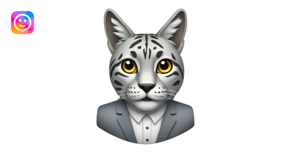 Tax accounting lynx emoji | AI Emoji Generator