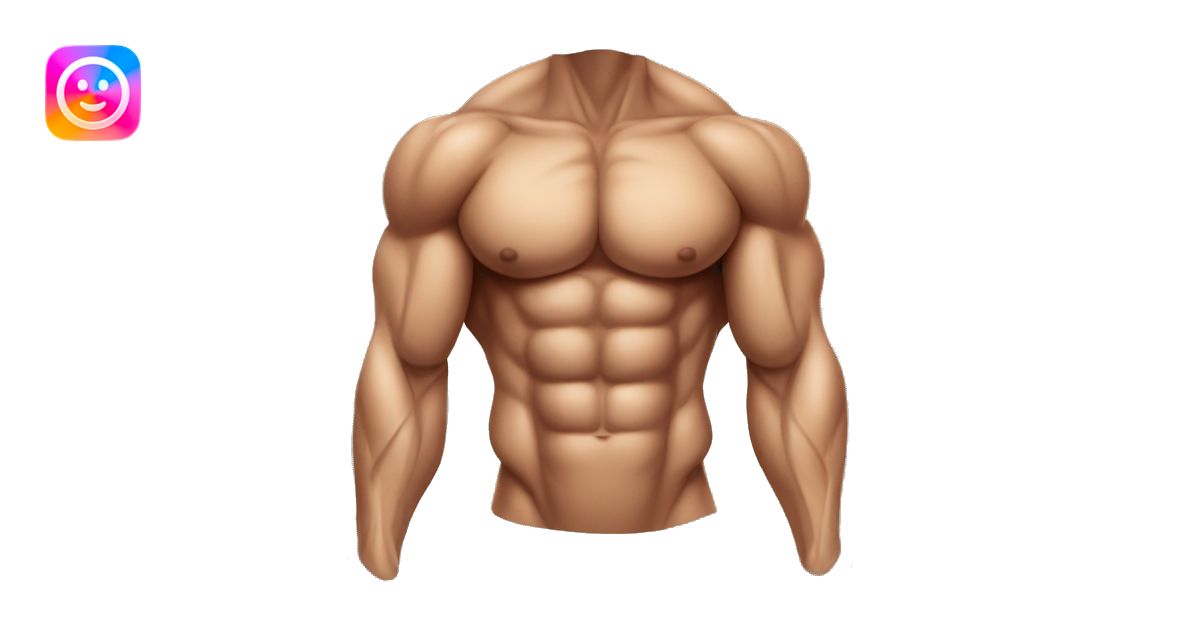 pectoral muscles emoji | AI Emoji Generator