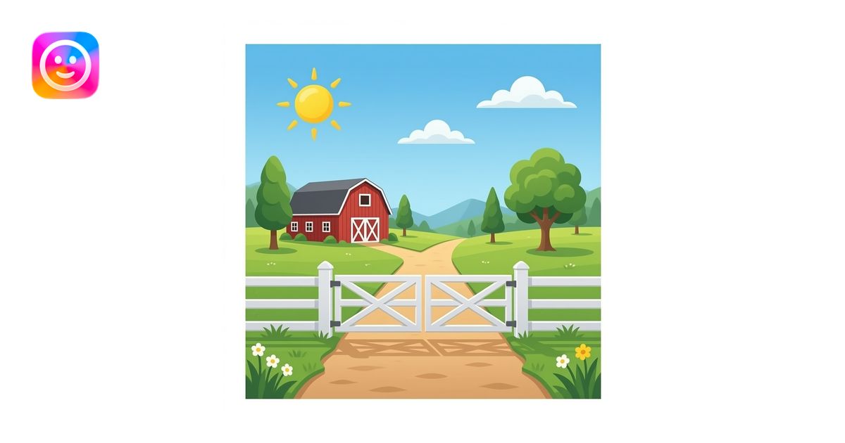 barn gate emoji | AI Emoji Generator