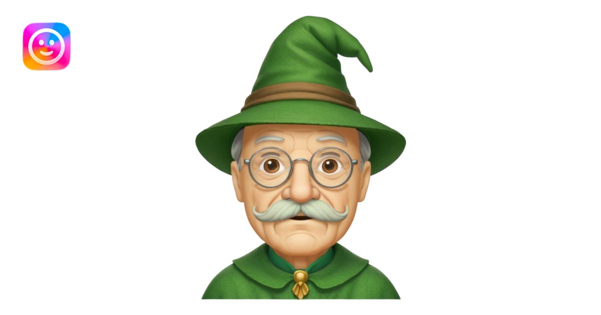The Wizard from the Wizard of Oz emoji | AI Emoji Generator