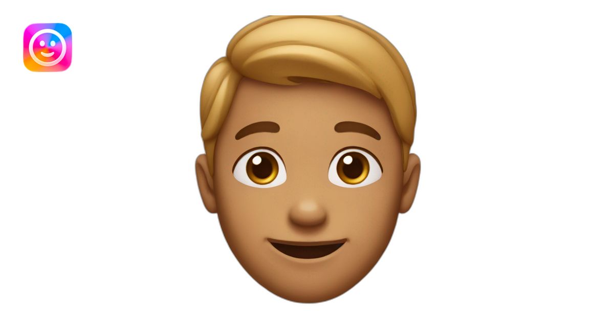 Boy with dimples emoji | AI Emoji Generator