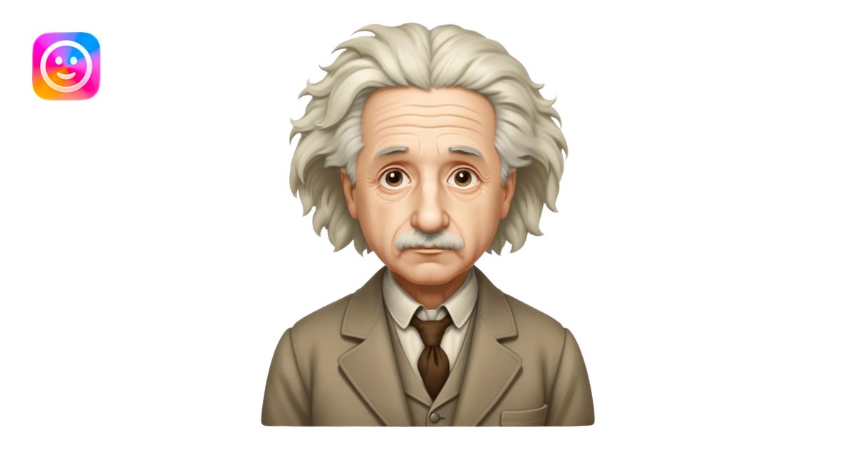 Cinematic Realistic portrait of Albert Einstein, shown as an iconic ...