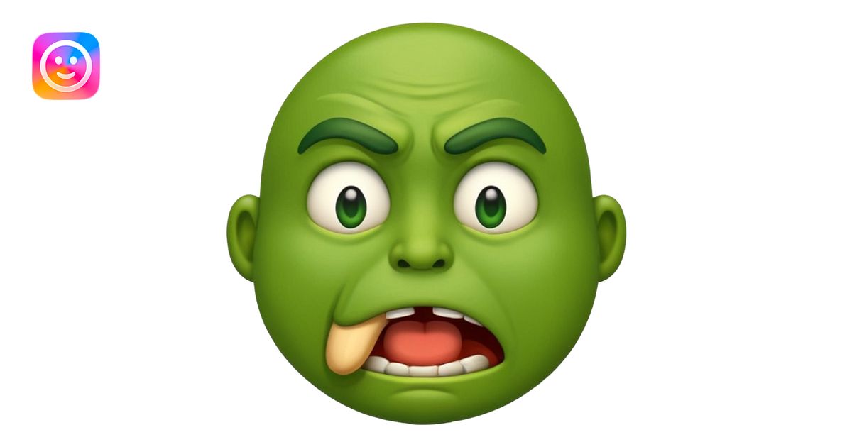 emoji smelling something that stinks. With the stink face. About to ...