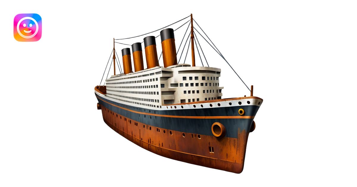 Make the Titanic emoji | AI Emoji Generator
