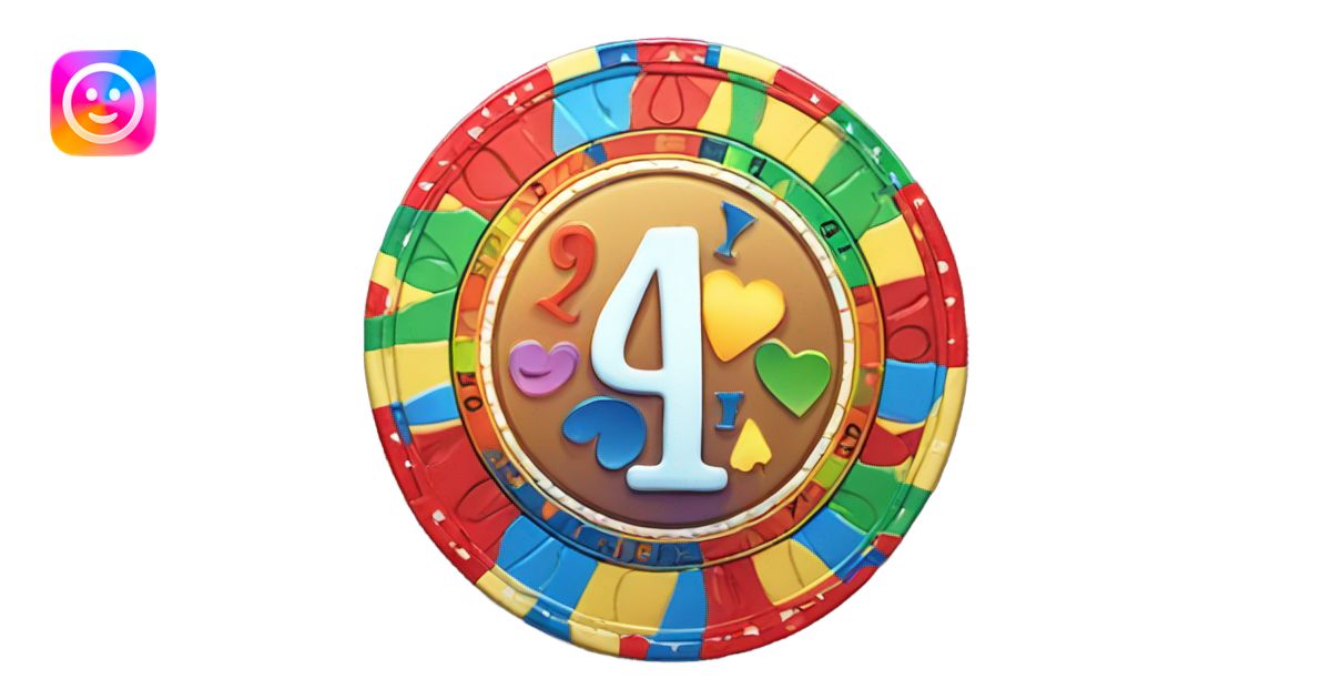 poker chip emoji | AI Emoji Generator